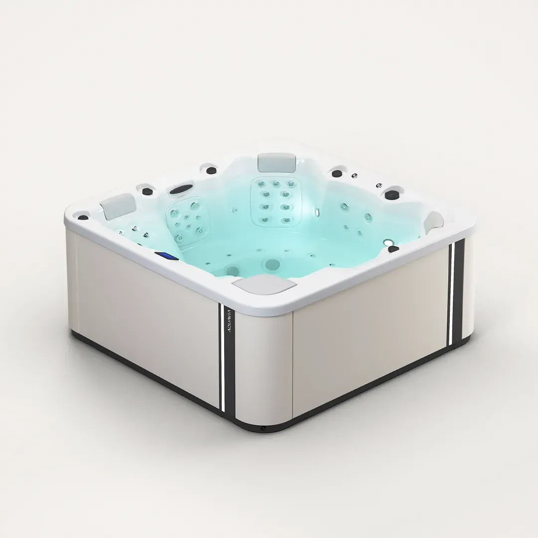 Spa Cube, jacuzzi exterior e interior 4 plazas - Aquavia Spa