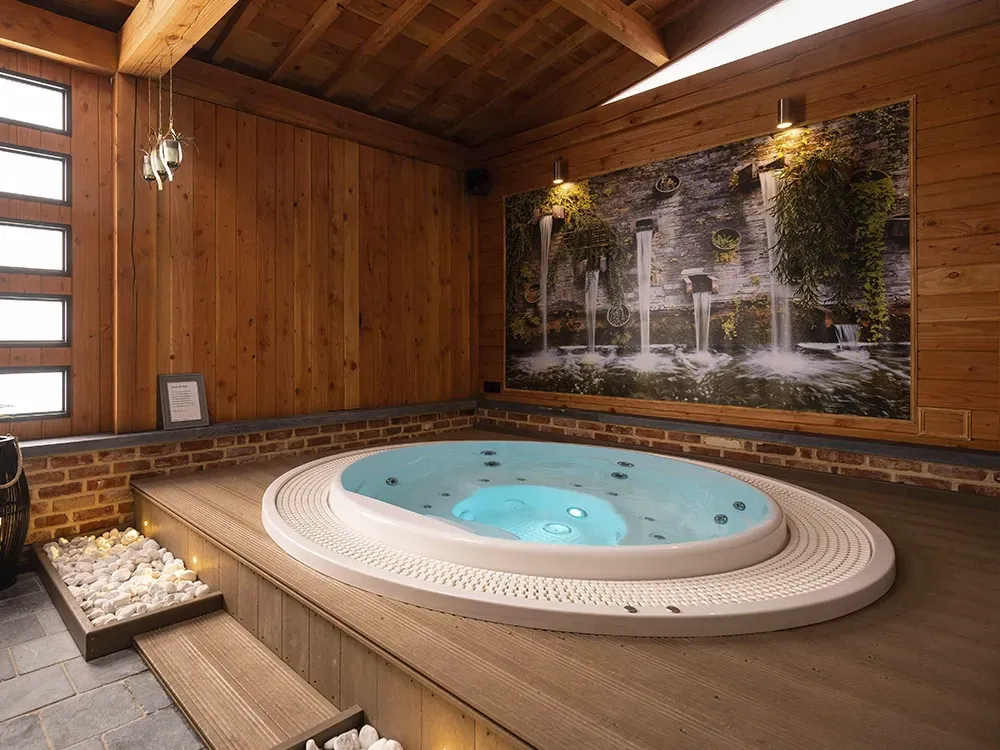 Jacuzzi redondo | Conforto e design circular | Aquavia Spa