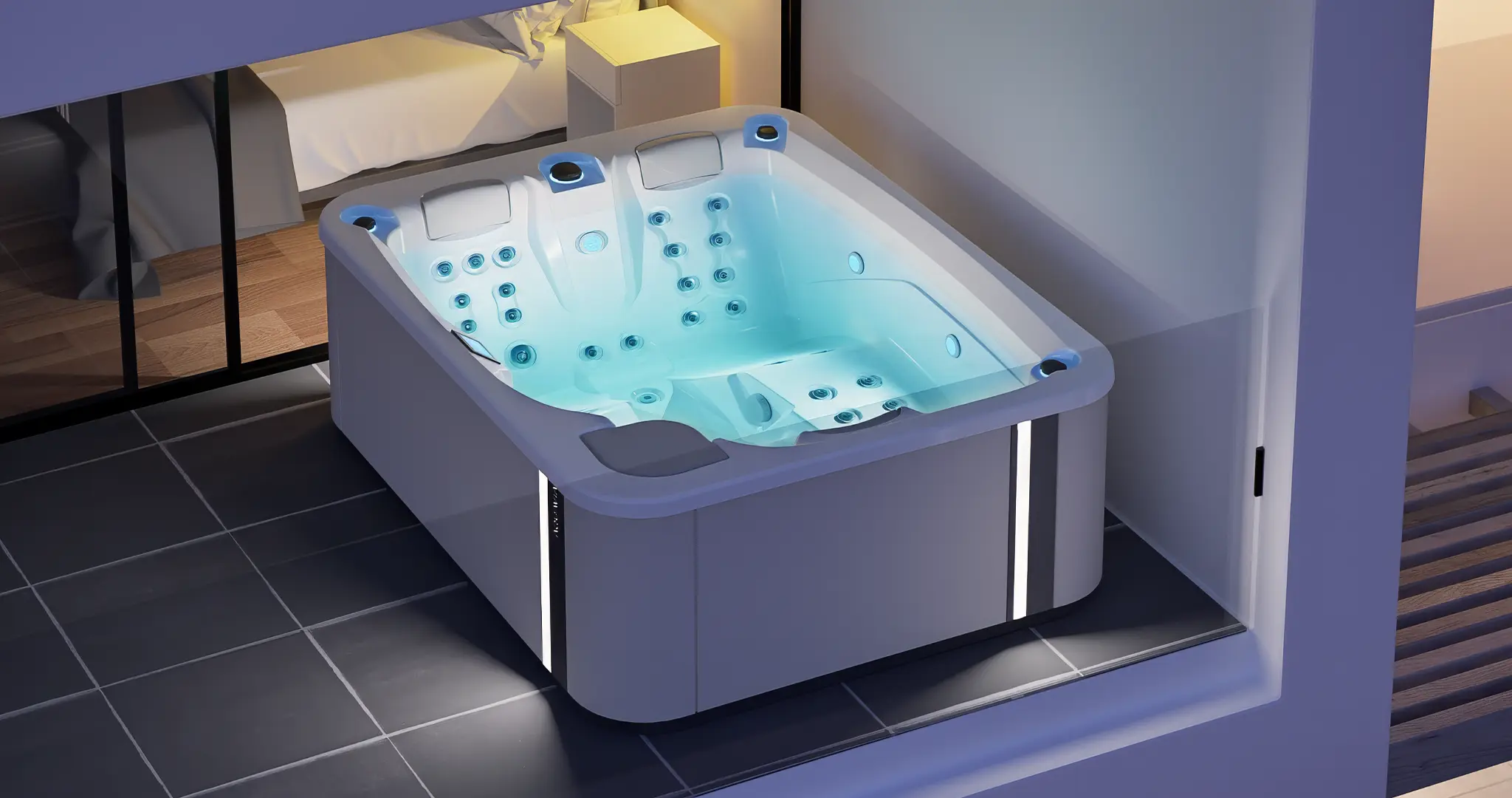 Spa Touch, jacuzzi exterior pequeño - Aquavia Spa
